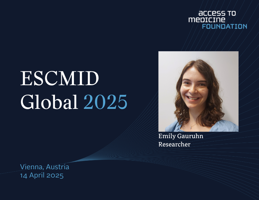 Foundation to attend the ESCMID Global 2025 | Access to Medicine