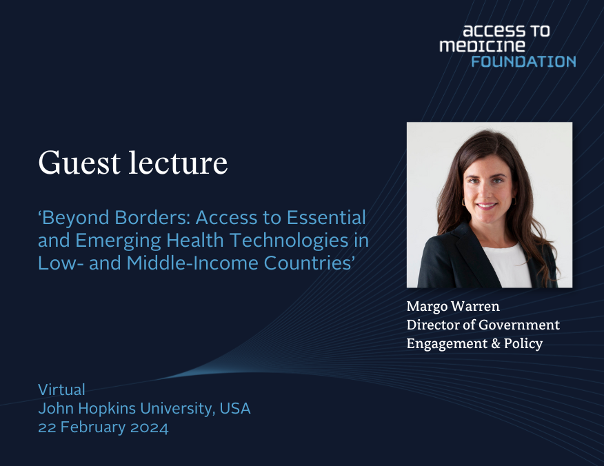 Margo Warren to guest lecture as part of a course on global health at ...